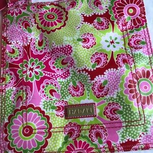 Hadaki | Bags | Pink Floral Crossbody Bag Purse Coated Boho Bright ...